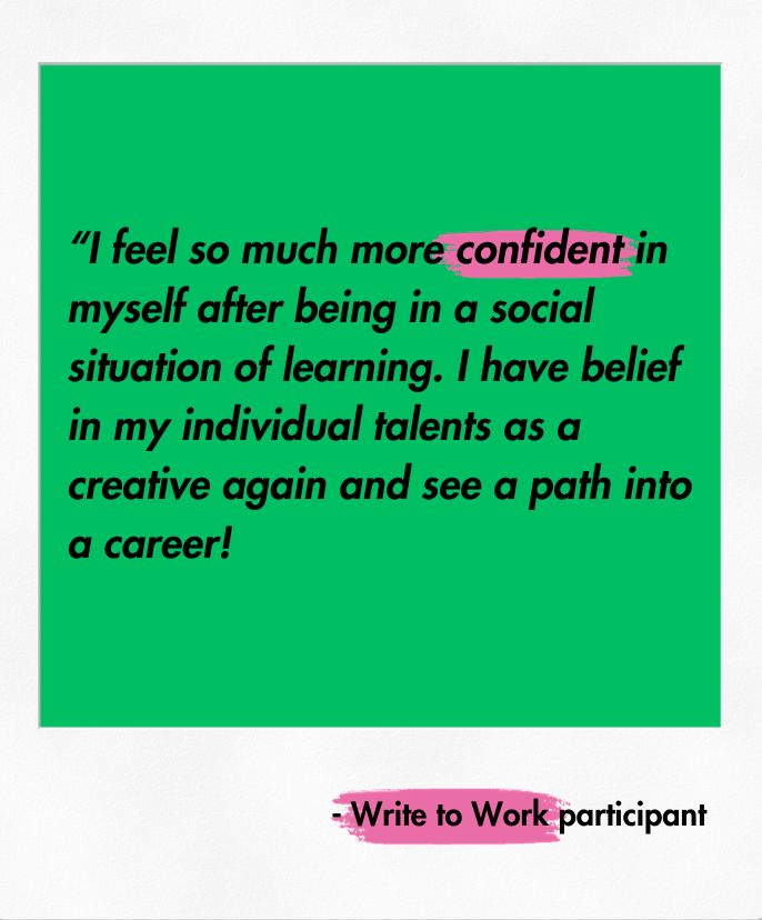 Write To Work: Free Writing Courses | Writing on the Wall