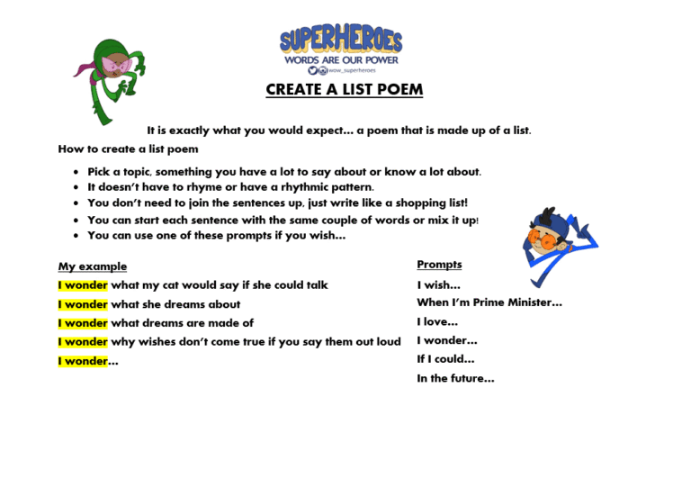 Superheroes - Evaluation & Resources - Writing on the Wall