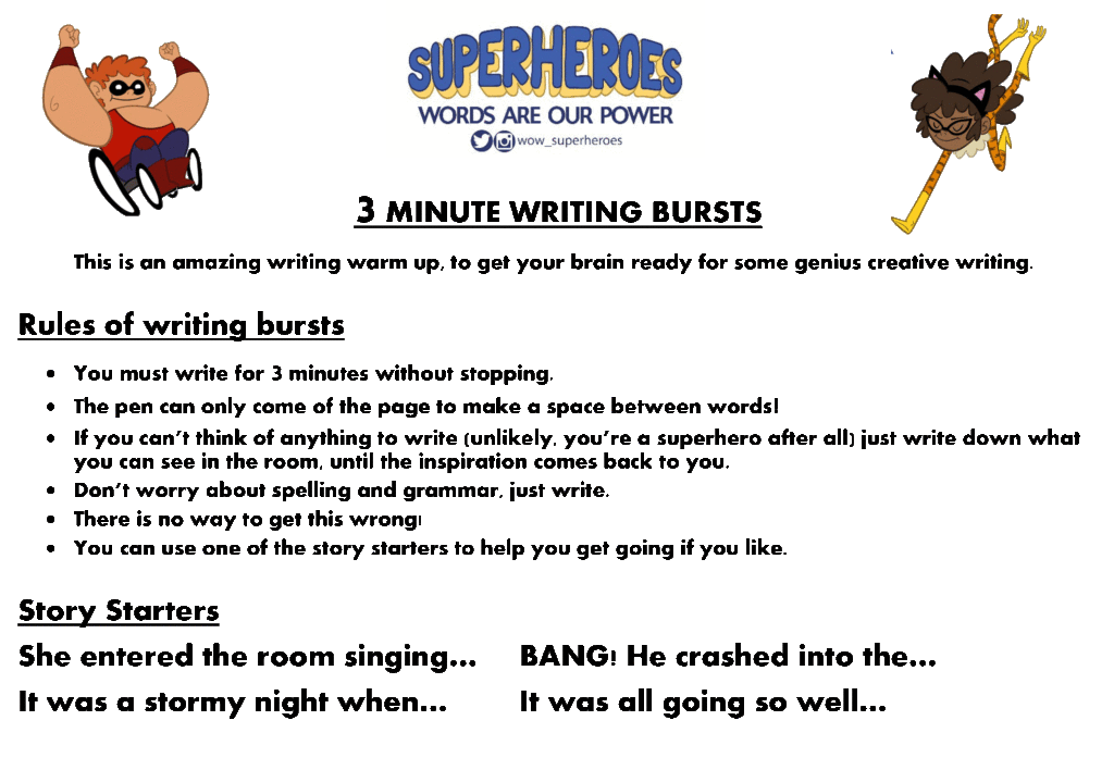 Superheroes - Evaluation & Resources - Writing on the Wall