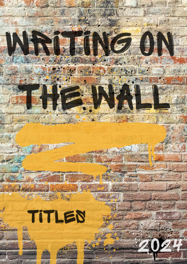 Publishing Catalogue - Writing on the Wall
